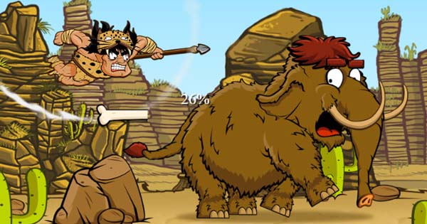 Caveman Hunt - Play Online at GoGy Games